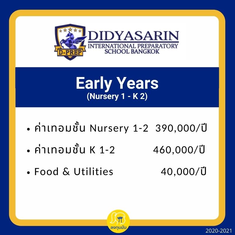 D-PREP (Didyasarin International Preparatory School Bangkok) - ลงทุนมัม